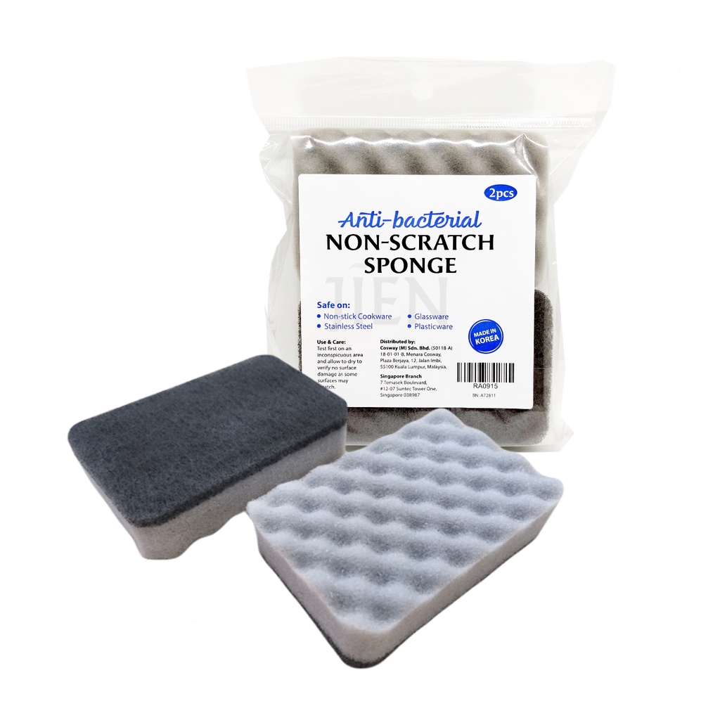 Span Basuh Pinggan Antibakteria Tidak Mencalar, Dish Wash Sponge ...