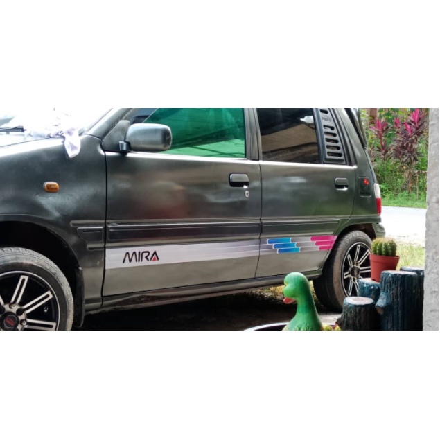 Daihatsu Mira Moderno Door Lining Stripe Sticker Set | Shopee Malaysia