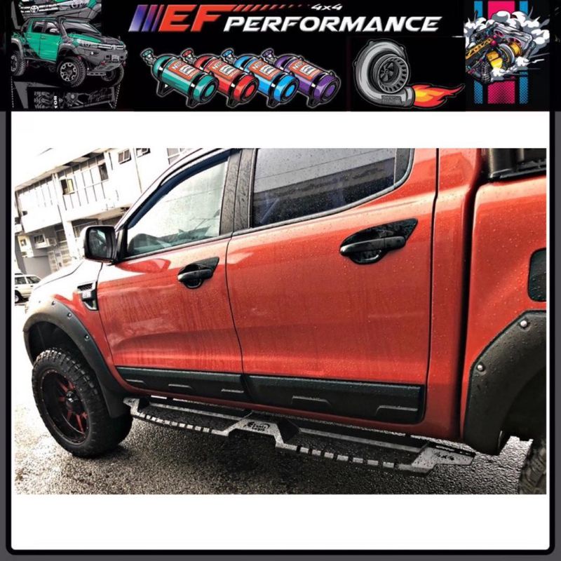 OFF ROAD STEEL SIDE STEP V3 For triton d max Revo Rocco rogue Vigo ford ...