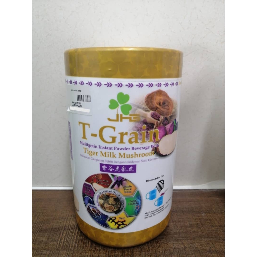 JHB T-GRAIN MULTIGRAIN INSTANT POWDER BEVERAGE WITH TIGER MILK MUSHROOM ...