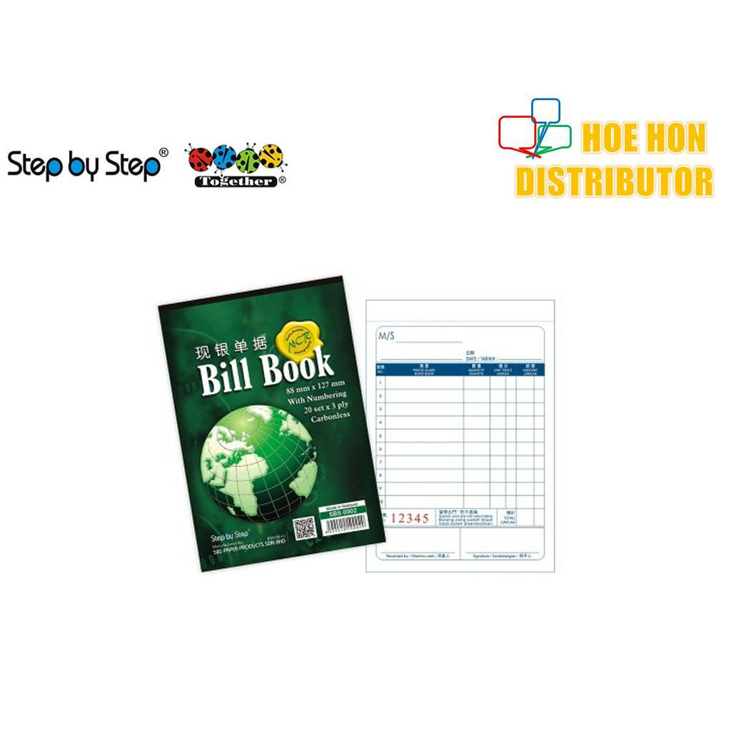 Bill Book 3ply NCR / Buku Bil Tanpa Karbon 88mm x 127mm / 3.5 x 5 Inch ...