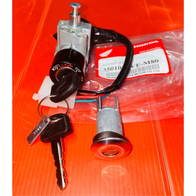 [100%] ORIGINAL Honda Ex5 / Dream Key Set kunci keyset main switch suis ...
