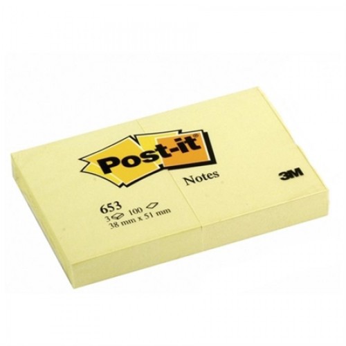 3M Sticky Note 1.5 x 2 (38mm x 51mm)-653 | Shopee Malaysia