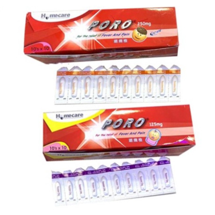 YSP Paracetamol Poro Suppository (125MG / 250MG) | Shopee Malaysia