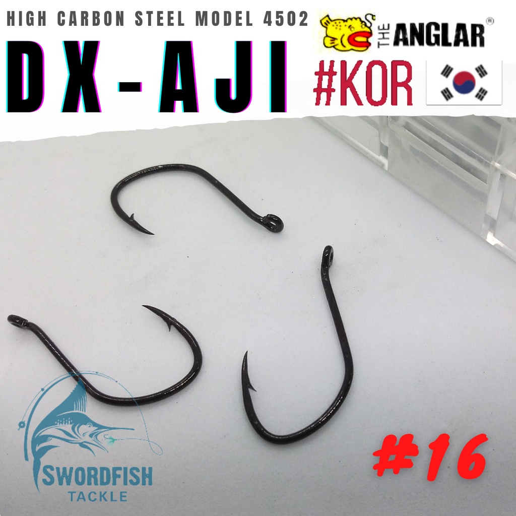 Anglar DX AJI 4502 Hook With Chemically Sharpened Fishing Hook 100pcs ...
