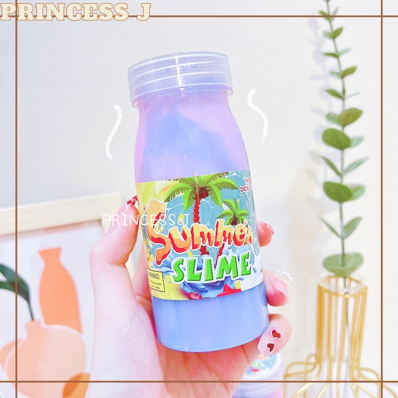 【Summer Slime】gelatina liquid slime jelly summer slime pastel color ...