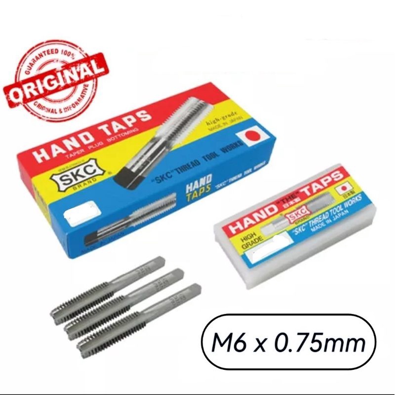 [100% Original] Japan SKC Carbon Steel Hand Tap M2/M3/M4/M5/M6/M8/M10/M12/M13/M14 Industrial ...