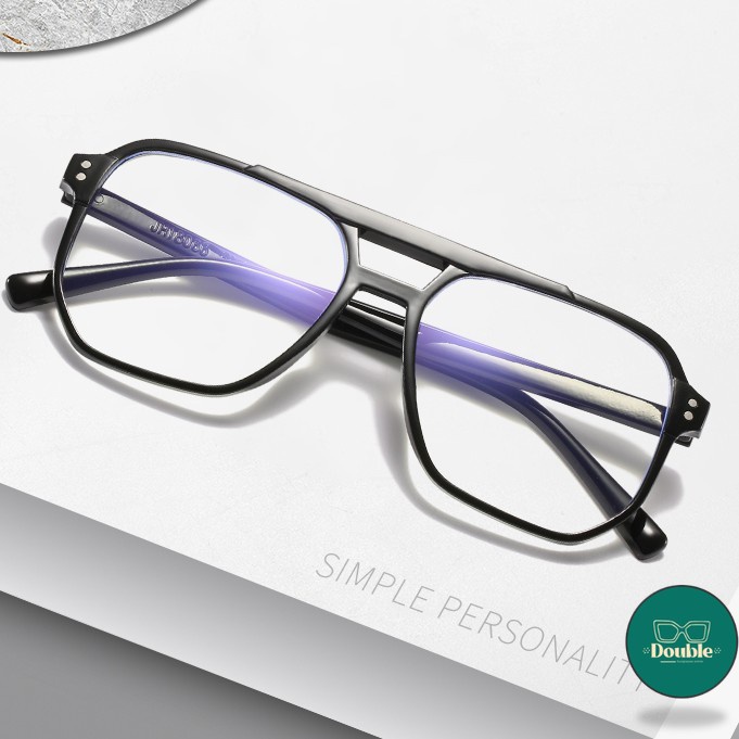 DS Glasses Polygon Spectacles Frame Plastic Cermin Mata Retro glasses ...