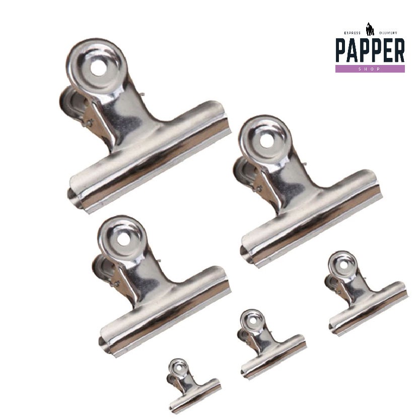 Metal Silver Bulldog Clip | Shopee Malaysia