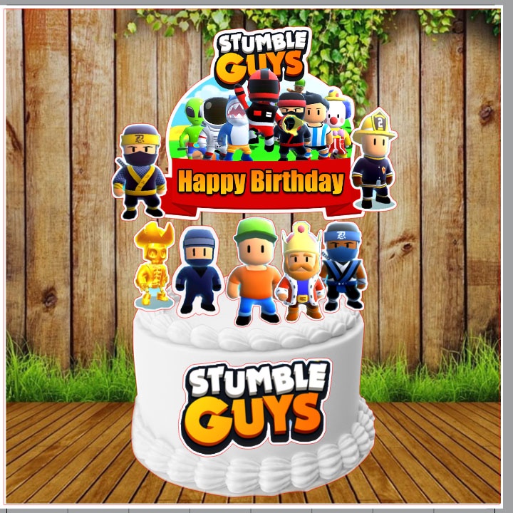 Stumble Guys Cake Topper 001 | Shopee Malaysia