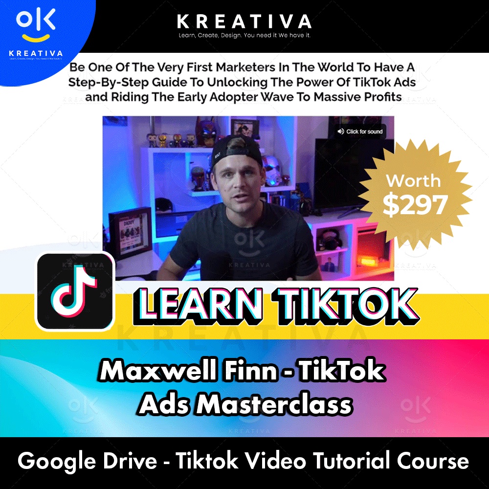 VIP Course-Maxwell Finn - TikTok Ads Masterclass | Learn TikTok Course | Shopee Malaysia