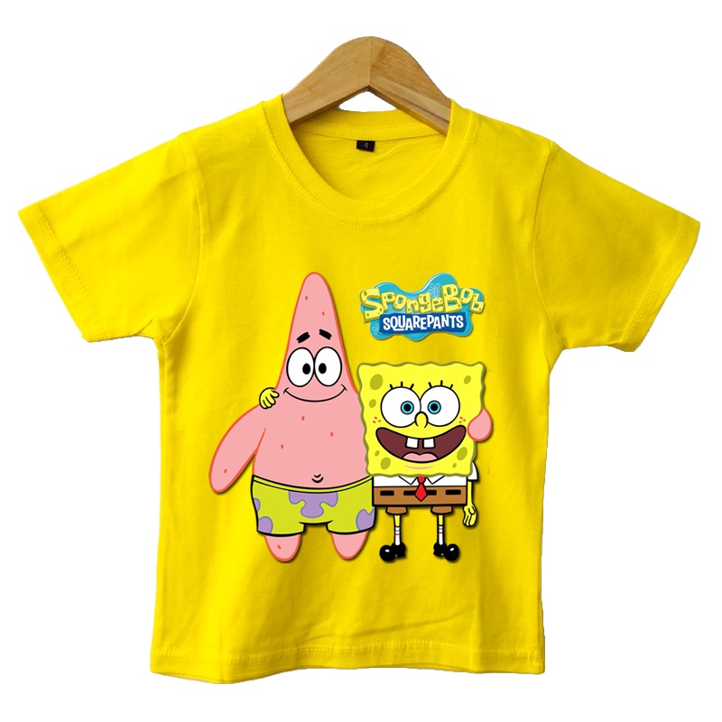Yellow Friends spongebob T-Shirt | Shopee Malaysia