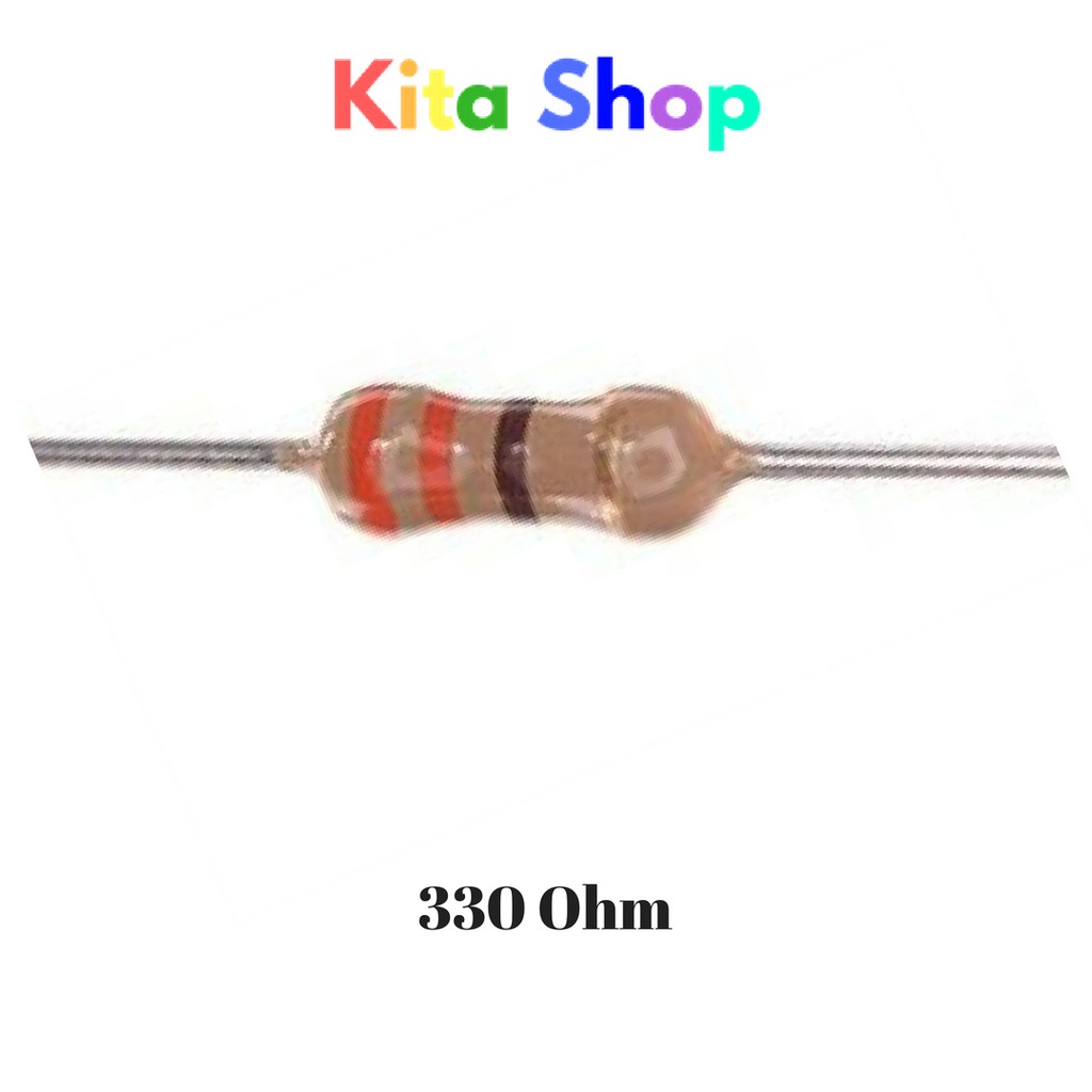 Resistor 330 ohm (Carbon - 0.25W) | Shopee Malaysia