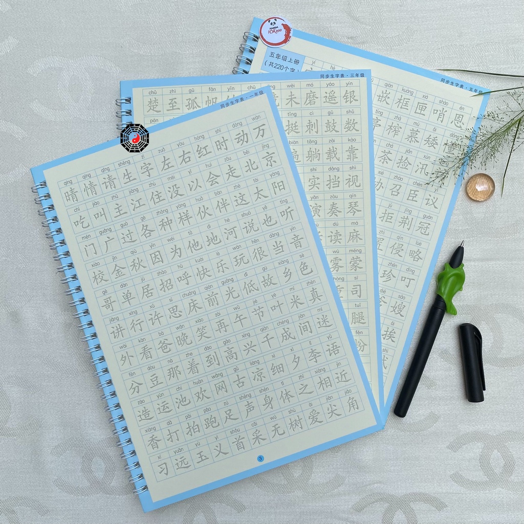 Complete Chinese Writing Notebook with 3000 Basic Chinese Characters ...