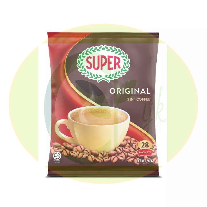Super 3 in1 Instant Original Coffee 28s x 20g | Shopee Malaysia