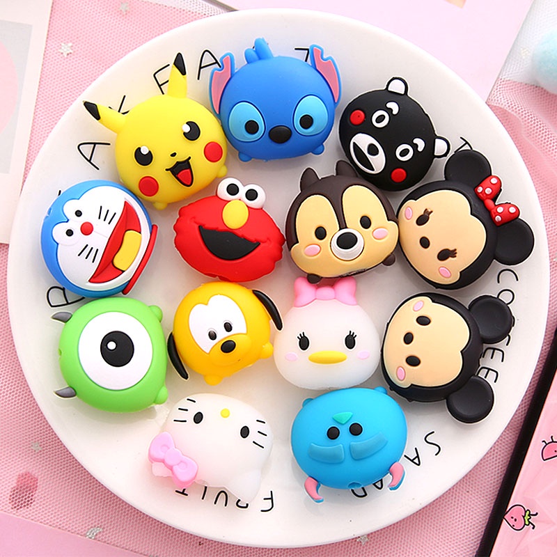Cartoon Cute Bite Cable Protector Wire Winder Date Line Cord USB ...