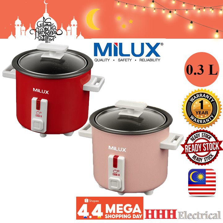 🔥【NEW】🔥 MILUX Classy Cute Mini Rice Cooker MRC-703 @ MRC-7103/PANALUX ...