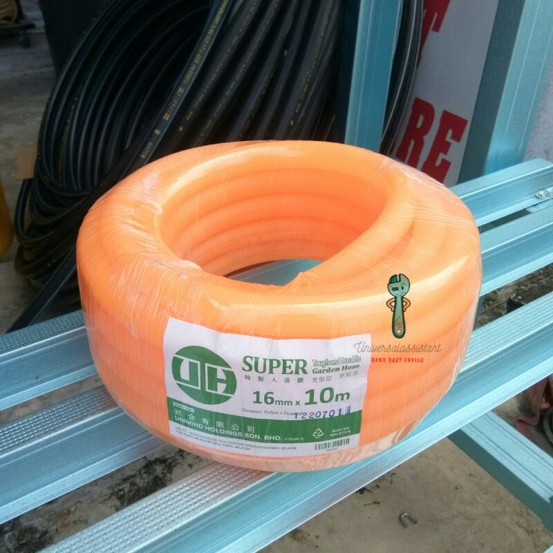 PVC Garden Hose | 5meter 10 meter Orange Pipe Getah | Paip Air | Shopee ...
