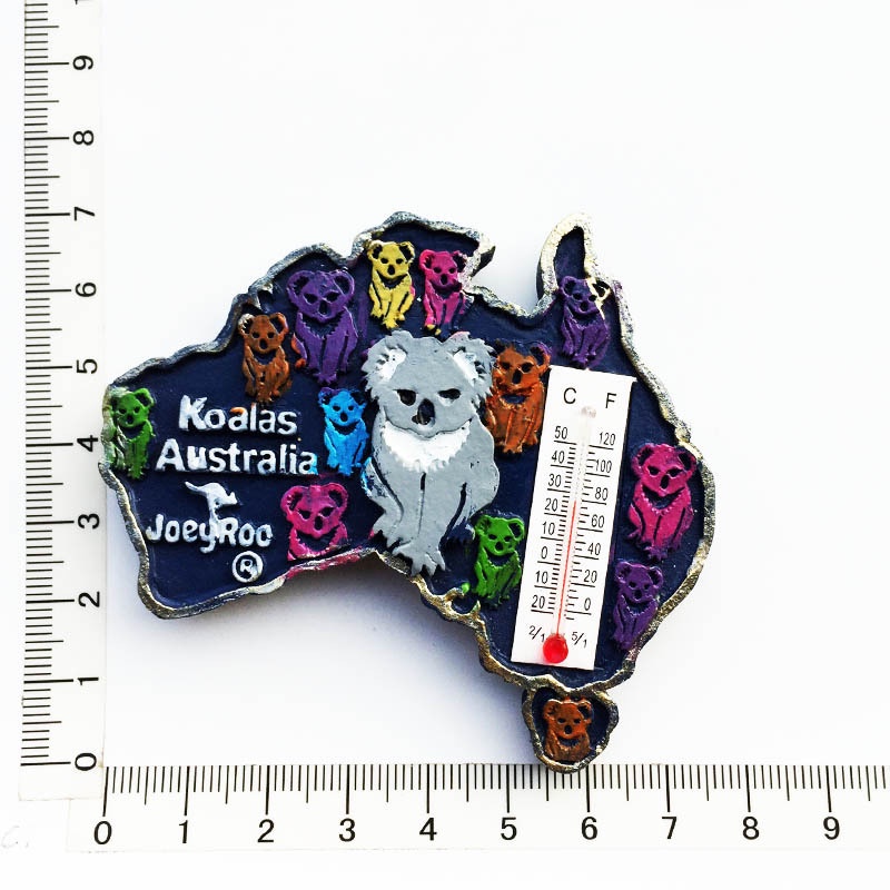 Magnet fridge Australia Map landmark Travel Memorial Decorative Craft ...