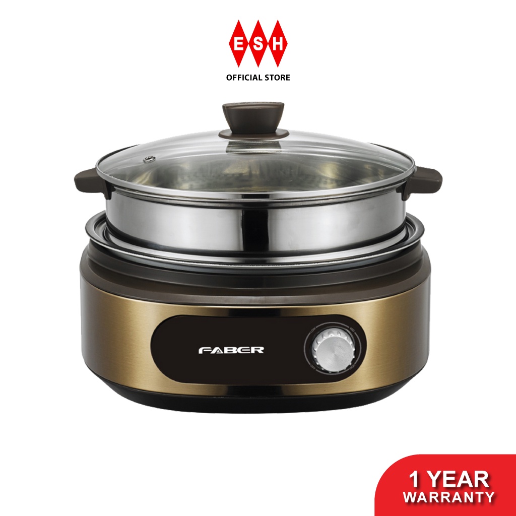 Faber FMC 1500 5.0L Adjustable Temperature Multi-Function Cooker ...