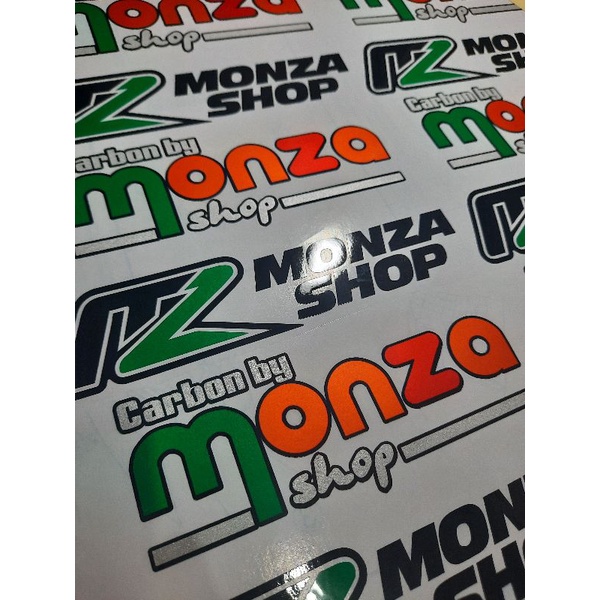 Sticker monza shop/ cutting sticker reflective | Shopee Malaysia