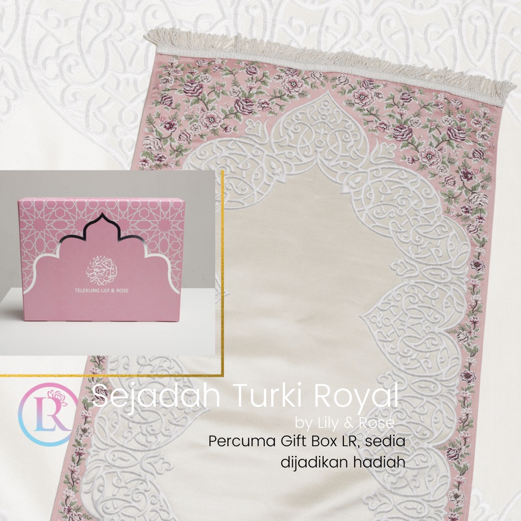 Sejadah Royal LR, Sejadah Embroidery Satin, Sejadah Hantaran, Prayer ...