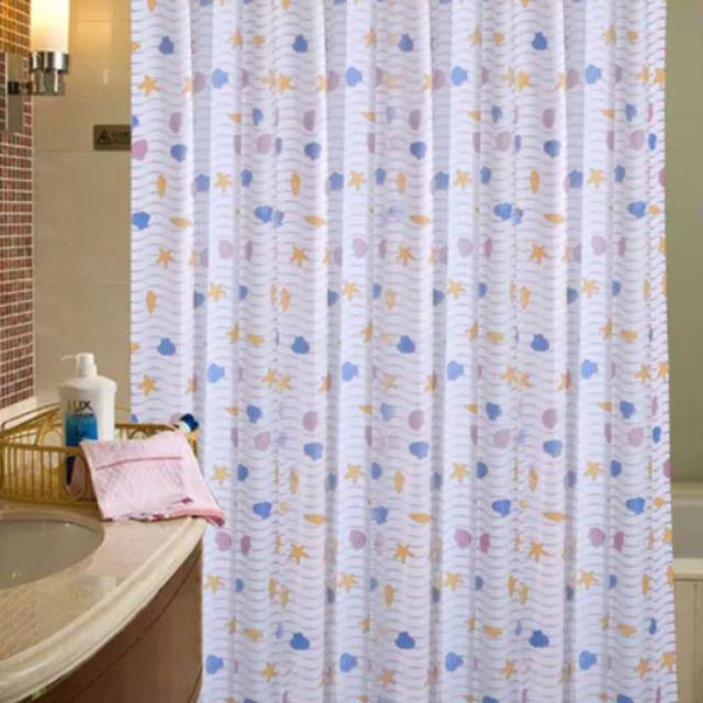 Shower Curtain Peva Waterproof Bathroom Bath Room Toilet Mildew Langsir