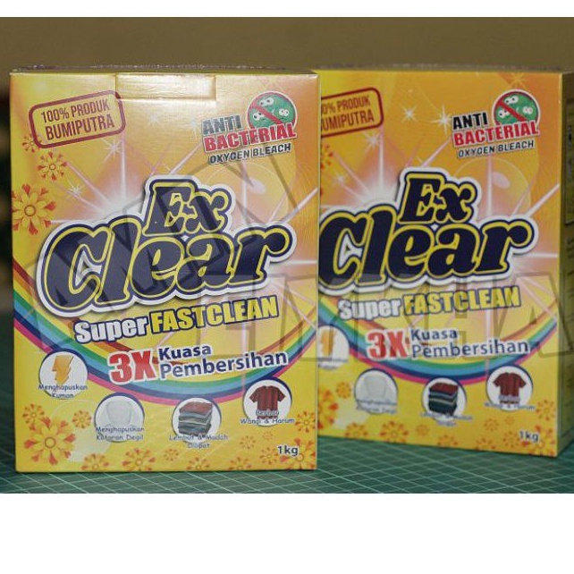 Sabun basuh baju Ex Clear | Shopee Malaysia