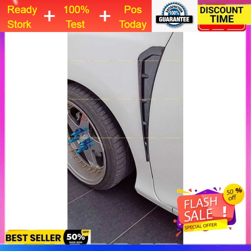 Fender Side Vent Cover Air Flow Strip 3M Tape Strip 94Primer Iriz Exora ...