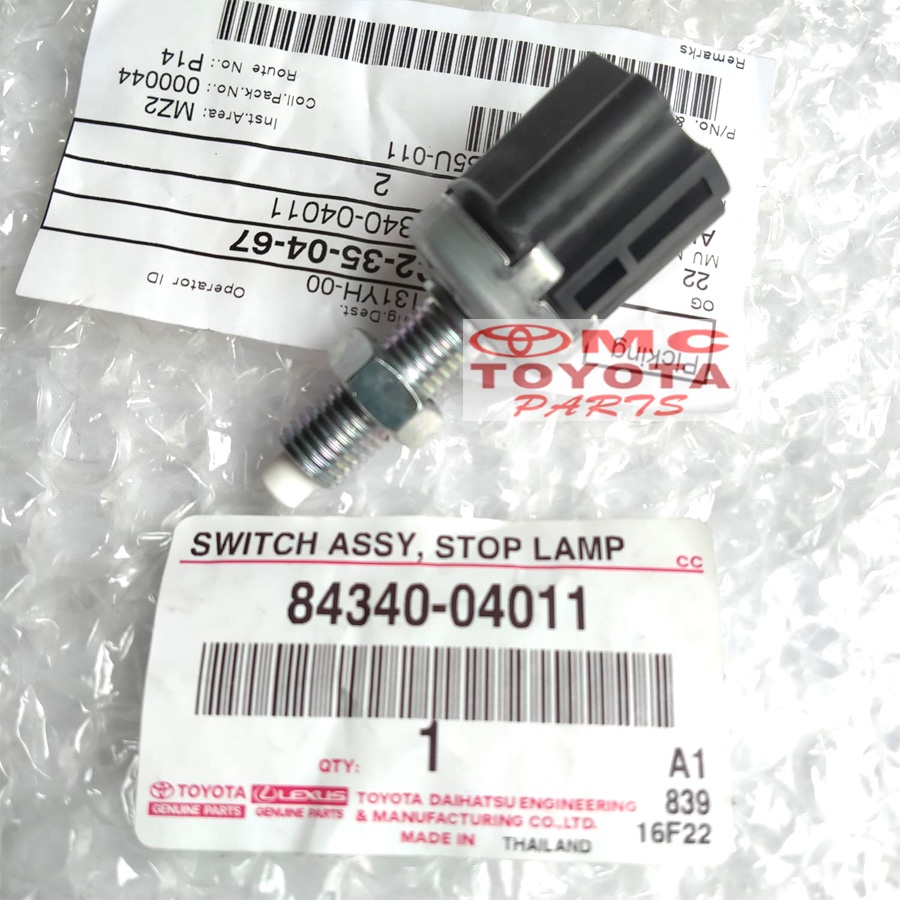 Kijang Corolla Altis Vios Limo Old Brake Switch 84340-04011 | Shopee ...
