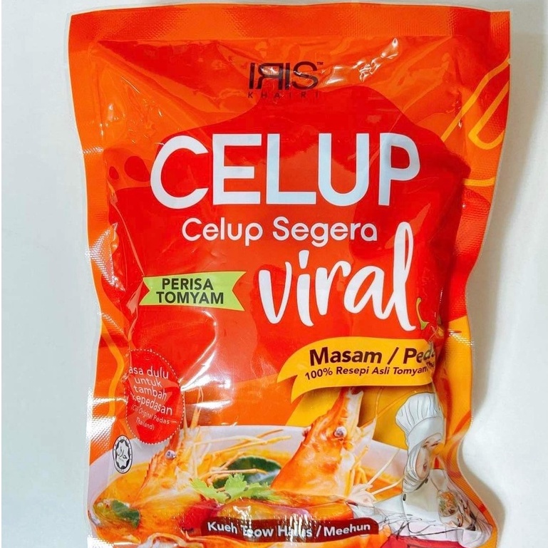Sedap Mee Celup Instant Viral Iris Mee Celup Segera Perisa Tomyam Masam Pedas Perisa Sup Resepi ...