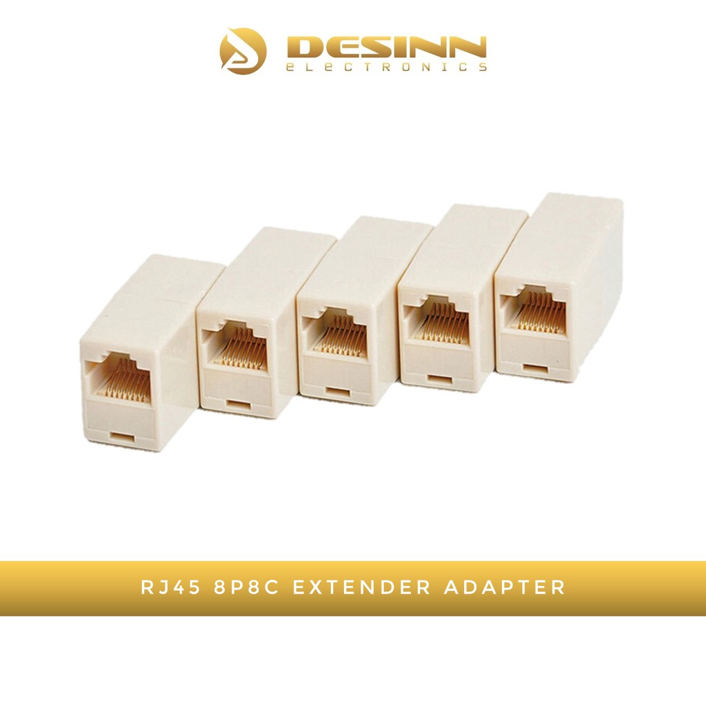 RJ45 Ethernet Extender Female to Female LAN Connector Adapter 1 pc ...