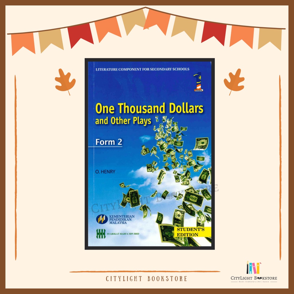[CITYLIGHT] Buku Teks / Textbook Literature: One Thousand Dollars ...