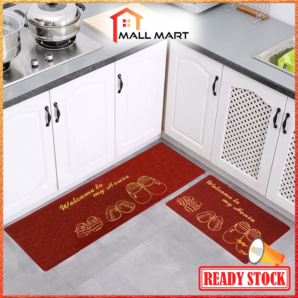 MallMart 2 Piece Antislip Carpet Mat (120cm x 40cm) + (60 x 40cm) for ...