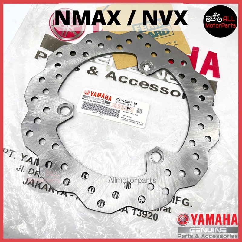 [100% ORI] NVX NMAX NVX155 NMAX-150 FRONT DISC PLATE PIRING DEPAN 2DP ...