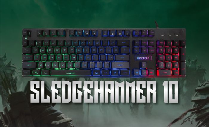 Imperion Sledgehammer 10 Gaming Keyboard Black (Wired,RGB,104 keys ...