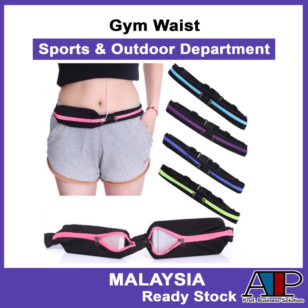 Fitness🏋🏻‍♂️ Gym Waist Unisex Running Gym Waterproof Waist Sports Pouch ...