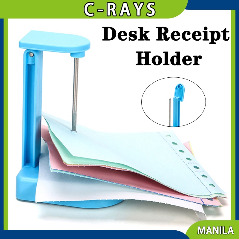 Desk Receipt Holder Plastic Bill Fork Receipt Sticky Note Fork with ...