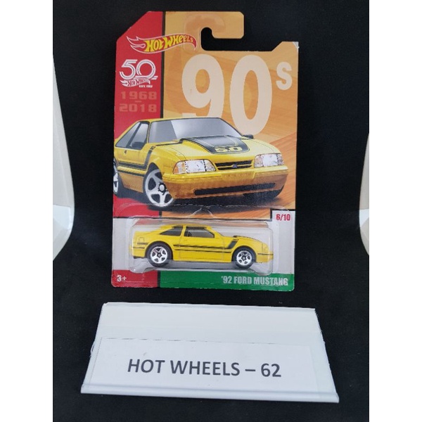 HOT WHEELS YELLOW 92 FORD MUSTANG - TARGET EXCLUSIVE | Shopee Malaysia