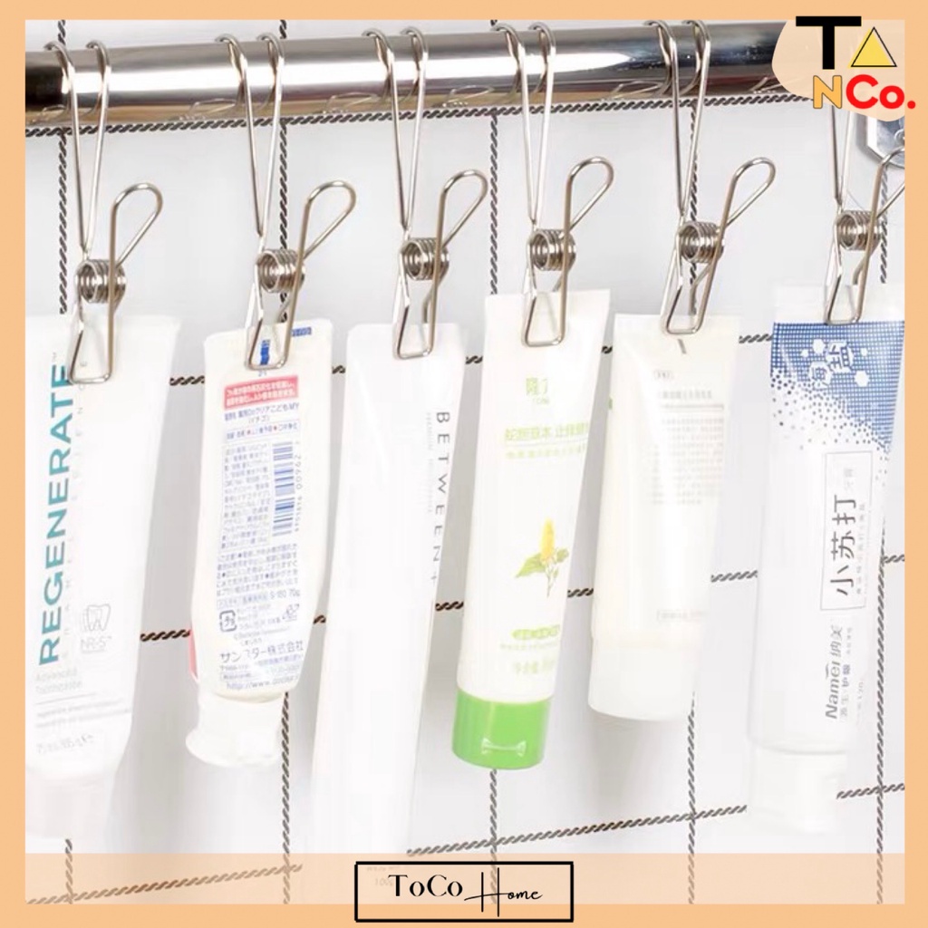 TOCO Cloth hanger clip drying clip Japan Korean housekeeping clipper ...