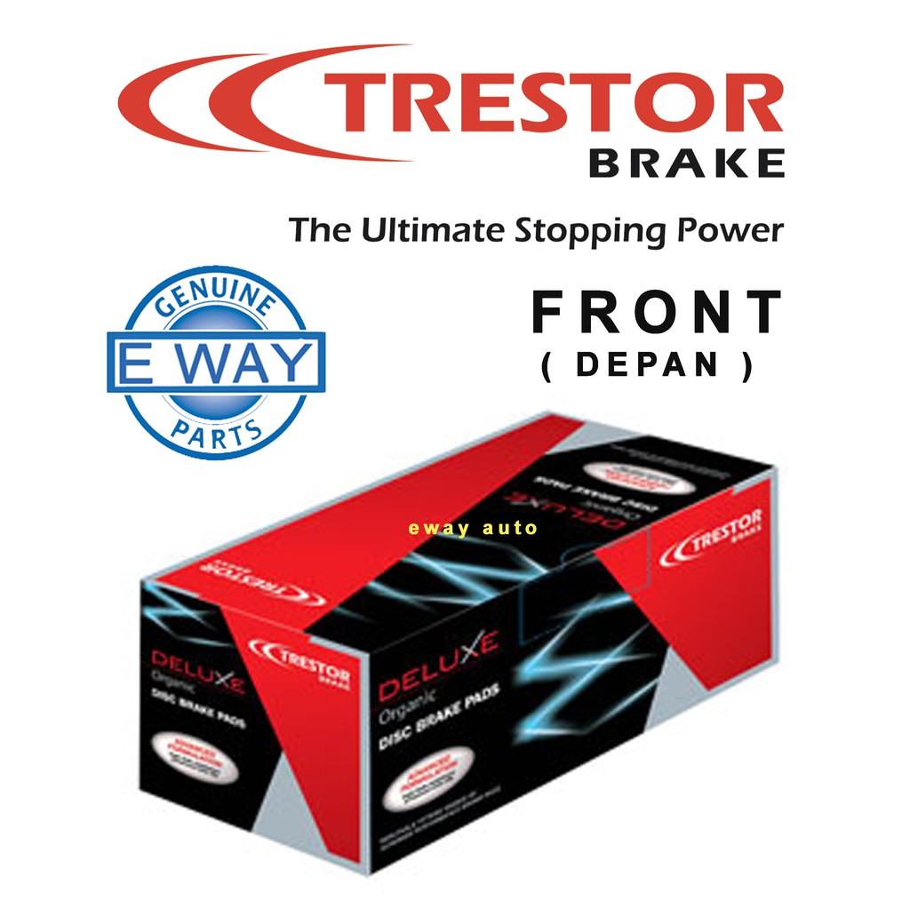 TRESTOR BRAKE PADS PROTON EXORA / PREVE / SUPRIMA S FRONT | Shopee Malaysia