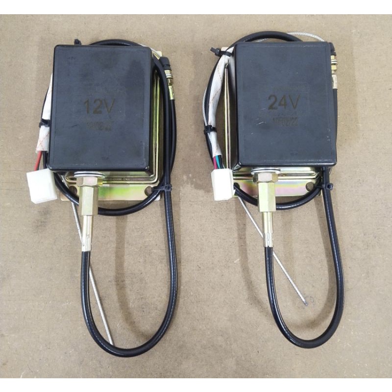 FZ Truck Lorry Engine Stop Motor With Cable (12V / 24V) | Shopee Malaysia