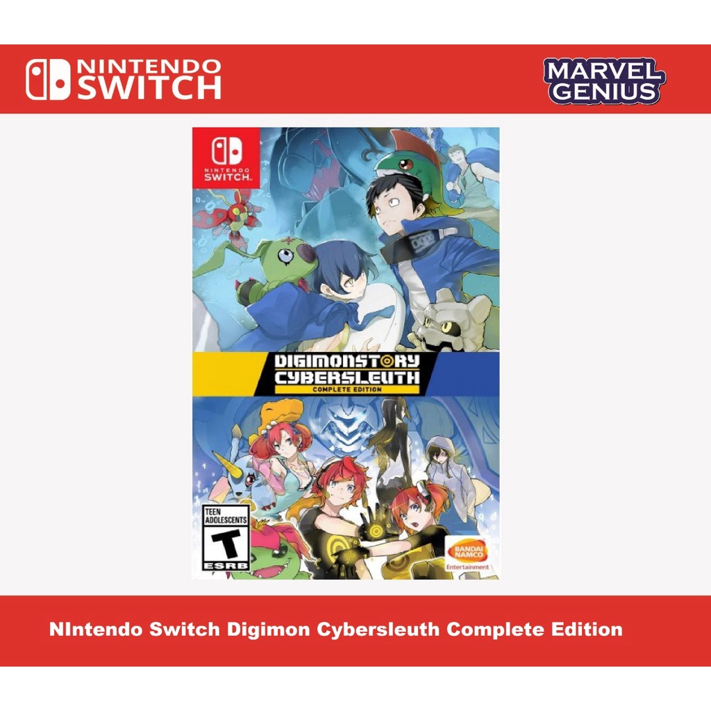 NSW NS Nintendo Switch GAME Digimon Story Cyber Sleuth Complete Edition 数码宝贝物语 网络侦探 骇客追忆 ...