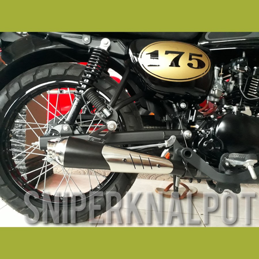 Kawasaki w175 scrambler PNP Exhaust | Shopee Malaysia