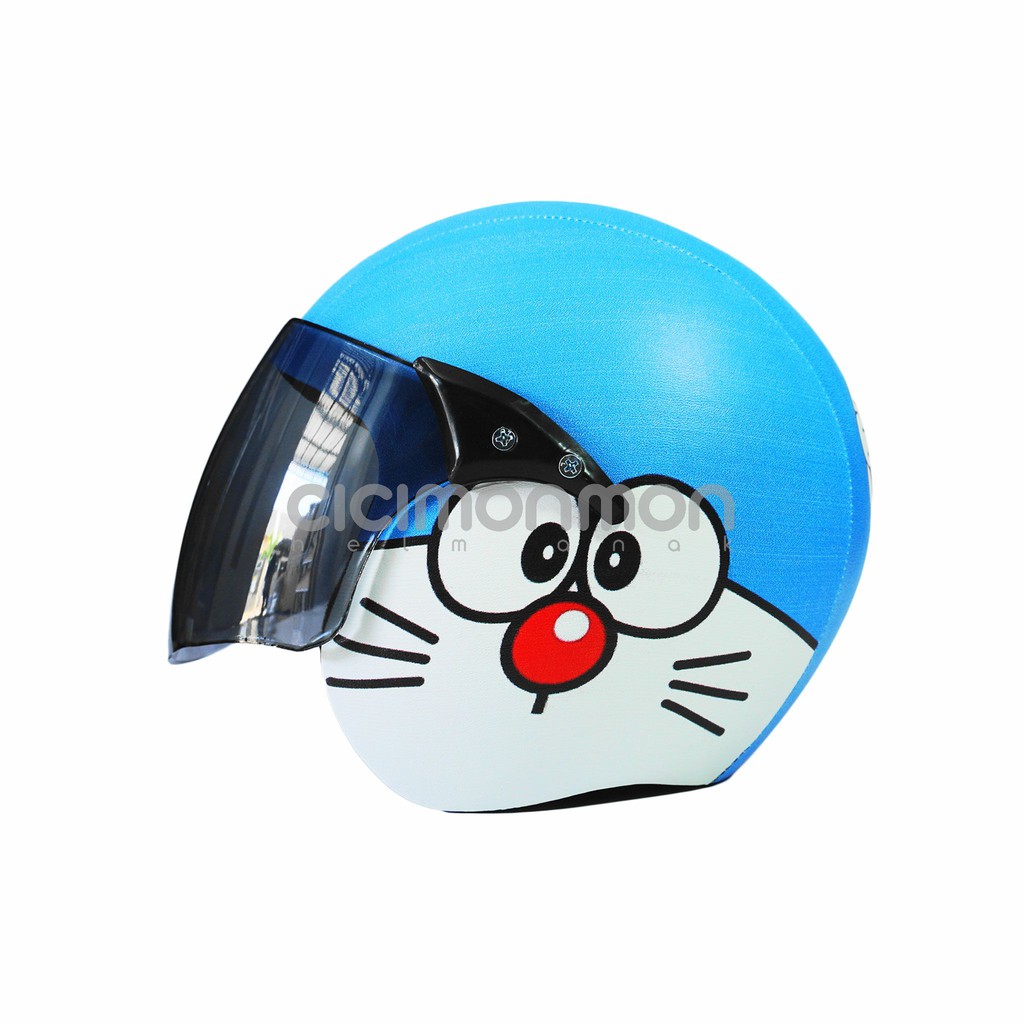 Super Standard Children's Helmet Halfface Glass Doraemon Character ...