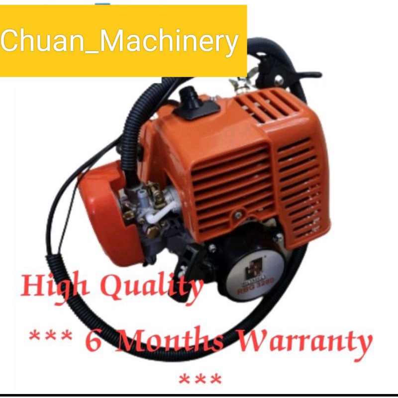 (READY STOCK)Bg328 Brush Cutter Engine Only / Engine Mesin Rumput Bg328 ...