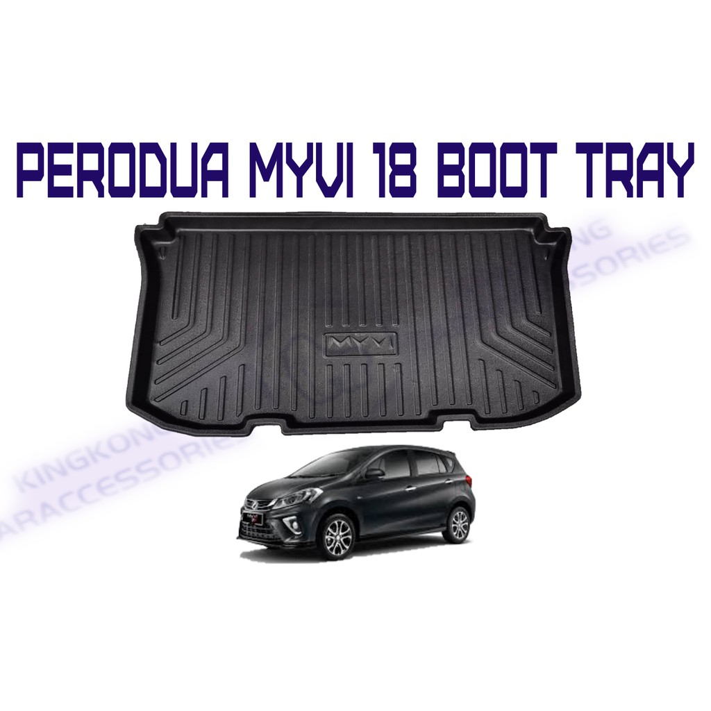 Perodua Myvi 2018 Waterproof Non-slip Wear-Resistant Rear Trunk Cargo ...
