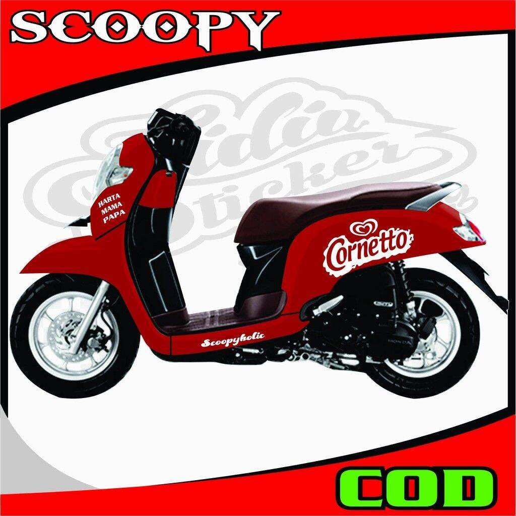 Scoopy STICKERS CORNETTO STICKERS VARIATION STICKERS | Shopee Malaysia