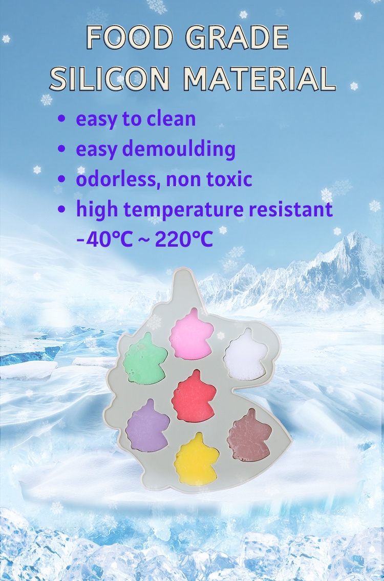 Cartoon Unicorn Silicone Jelly Mould / Pudding / Chocolate / Soap ...
