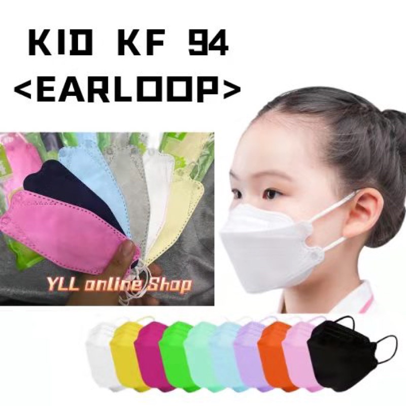 (ready stock) Kf94 FACE MASK for kid [EARLOOP] | Shopee Malaysia